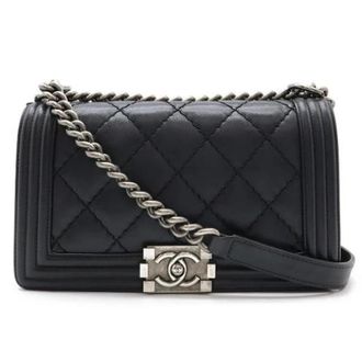 Chanel Pre-owned Leder Crossbody Bag - - Pre-owned - Damen - Schwarzk - ONE SIZE