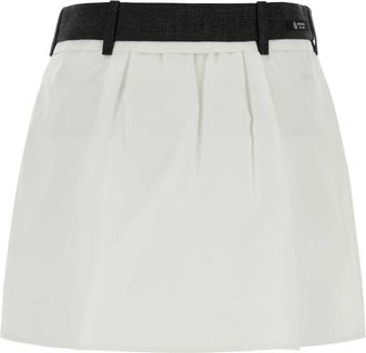 Prada Mini Skirt - White
