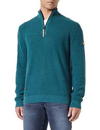 Camel Active 409585/8k12 Sweater, pétrole, L Homme