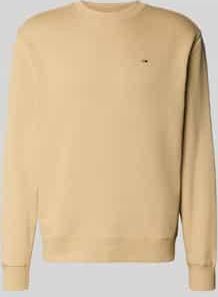 Tommy Jeans Regular Fit Sweatshirt aus Baumwoll-Mix