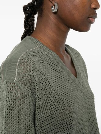 PESERICO Womens V-Neck Sweater Ss26 W