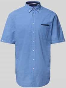 Christian Berg Freizeithemd mit Knopfleiste