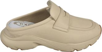 Tod's Femme, Chaussures, Beige, Taille: 40 EU Tods Flat shoes