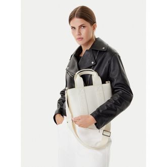 HUGO BOSS Handtasche HUGO Becky Up 50547473 Wei&szlig;