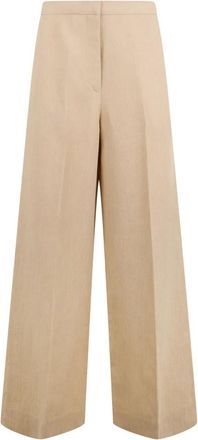 Fabiana Filippi Femme, Pantalons, Beige, Taille: 36 FR Pantalons
