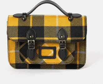 The Cambridge Satchel Company The Mini - Yellow Tartan
