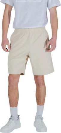 Emporio Armani Emporio Armani Ea7, Homme, Shorts, Beige, Taille: 2XL Visibility Cotton Bermuda Shorts