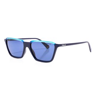 Polaroid Rechteckige Azetat Sonnenbrille - - Accessories - Herren - Blau - ONE SIZE