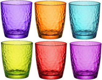 Bormioli Rocco Tumblers Palatina Gl&auml;ser bunt 320 ml bunt 6 St&uuml;ck