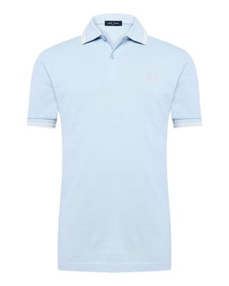 Fred Perry Piqu&eacute;-Poloshirt mit Logo-Stickerei und Kontrastb&uuml;ndchen in