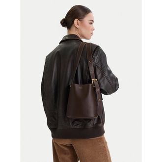 Coach Handtasche Coach Bleecker Bucket Bag 21 CCX07 Braun