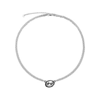 TwoJeys unisex, Accessoires, Gris, Taille: ONE Size Icon Double Chain Necklace