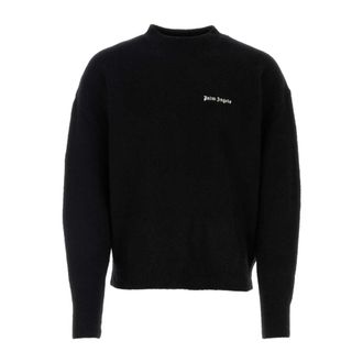 Palm Angels Felpa Rundhals-Strickware - - Knitwear - Herren - Schwarzk - M