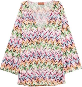 Missoni Femme, Robes, Multicolore, Taille: 36 FR Short Robes