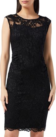 Swing Damen Spitzenkleid, Schwarz (Black/Black 1010), 36