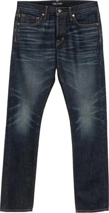 Tom Ford Belt-loop Logo-patch Jeans