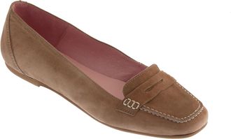 Cecilie Bahnsen Bisué Mokassins Wildleder, Rostbraun, 36 EU