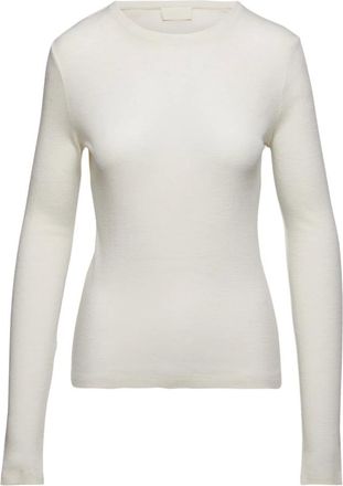 Wakakuu Icons Femme, Pulls, Beige, Taille: 40 FR Pull Ras du Cou en Laine M&eacute;rinos
