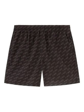 Diesel Gemusterte Daniel Badeshorts - Schwarz