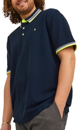 Jack & Jones Male Poloshirt Plus Size Einfarbig Poloshirt