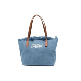 Saint Barth Femme, Sacs, Bleu, Taille: ONE Size Mid City Fringed Shoulder Bag