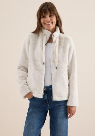 Cecil Fellimitatjacke mit Stehkragen