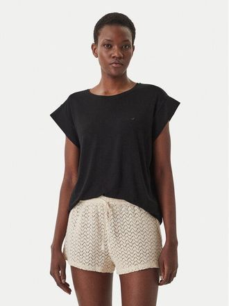 Emporio Armani T-Shirt EW003407 AF20240 UC001 Schwarz Regular Fit