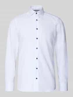 Olymp Level 5 Slim Fit Businesshemd aus Baumwolle mit Kentkragen