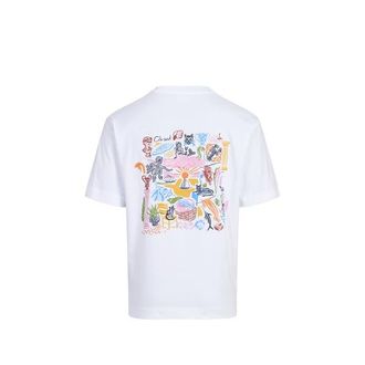 Closed T-shirt droit imprim&eacute; en coton