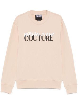 Versace Jeans Couture sweat à logo imprimé - Tons neutres