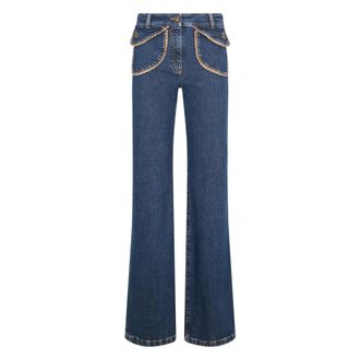 Moschino Damen, Jeans, Blau, SGr&ouml;&szlig;e