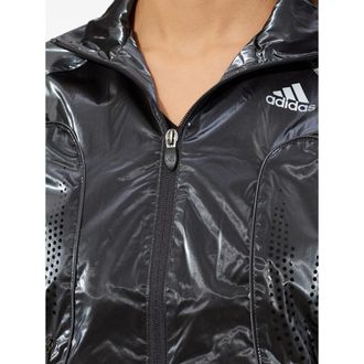 adidas Perforated Polyurethane Jacket - Black