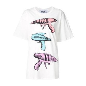 Jeremy Scott 6001C Tee - - Tops - Damen - Wei&szlig; - S