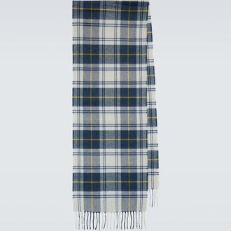 Dunhill &Eacute;charpe en cachemire &agrave; carreaux