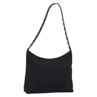 Ferragamo Sac bandouli&egrave;re en nylon Pre-owned - Femme - Pre-owned - Noir - Taille: ONE Size