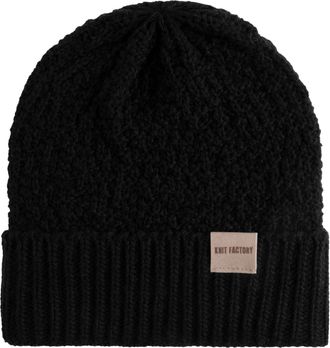 Knit Factory Haze Mütze - Strickmütze für Damen und Herren - Beanie - Herbst & Winter Essentials - Zeitloses Mode-Accessoire - Wintermütze mit Wolle - Hochwertige 