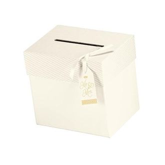 R&ouml;ssler Selection 13407191000 - Sammelbox Simply Love, Stripes, rechteckig 205 x 150 x 195 mm, Hochzeit, 1 St&uuml;ck
