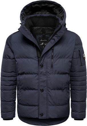 Amaci & Sons Winterjacke AKRON Winterjacke Herren Gef&uuml;tterte Winter Jacke f&uuml;r M&auml;nner mit Kapuze