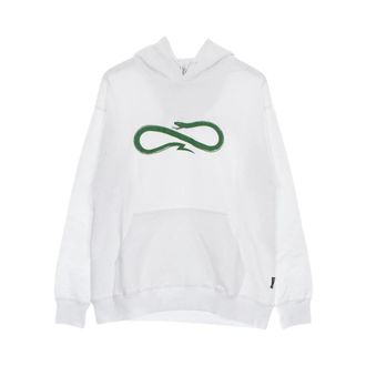 PROPAGANDA Gr&uuml;ner Logo Hoodie Leichter Sweatshirt - - Sweatshirts & Hoodies - Herren - Wei&szlig; - M