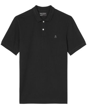 Marc O'Polo Piqu&eacute;-Poloshirt mit Monogramm-Stickerei, Regular Fit in