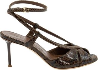 Sergio Levantesi Femme, Chaussures, Brun, Taille: 37 1/2 EU Sandales &agrave; talons hauts