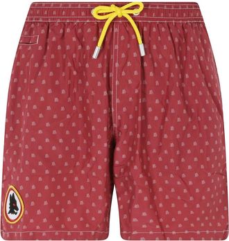 MC2 Saint Barth Homme, Maillots de bain, Rouge, Taille: 2XL Lighting Micro Fantasy Swimshort