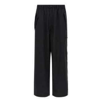 Yohji Yamamoto Feine Wollhose - - Trousers - Herren - Schwarzk - L