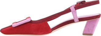 Roger Vivier Femme, Chaussures, Rouge, Taille: 40 EU BV Stripes Escarpins