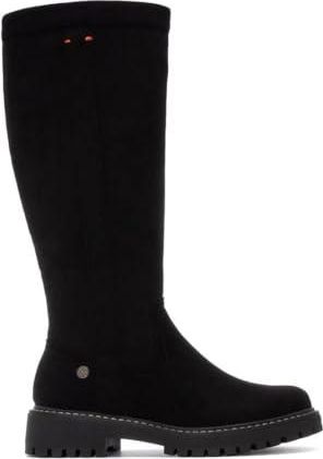 Refresh Botte femme Femme Noir - Chaussures confortables et polyvalentes - Mode décontractée - Modèle 17302902 (Taille36)