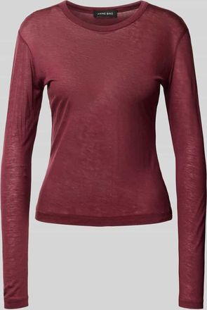 Anine Bing Langarmshirt aus Wolle mit Rundhalsausschnitt