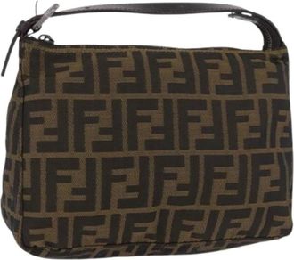Fendi Sac Mini Pre-owned en M&eacute;tal - Femme - Pre-owned - Brun - Taille: ONE Size
