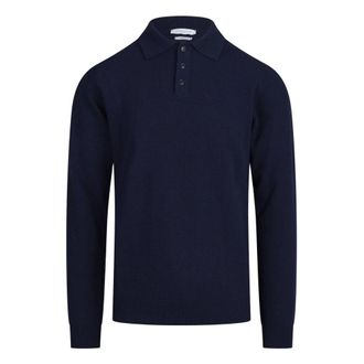 Daniele Fiesoli Polo &agrave; manches longues - Homme - Pulls - Bleu - Taille: XL