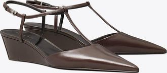 Tory Burch Damen Gigi Wedge mit T-Riemen