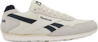 Reebok Unisex Glide Low Sneaker, Chalk/Barely Grey/Vector Navy, 38.5 EU